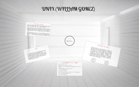 Unix (registrado oficialmente como UNIX®) es un sistema oper by William ...