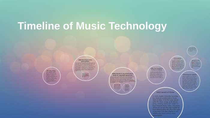 Timeline of Music Technology by Philip Beaugie on Prezi