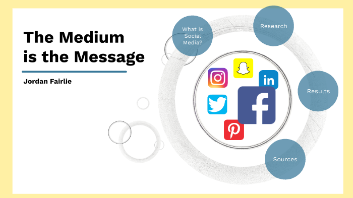 The Medium is the Message by Jordan Fairlie on Prezi