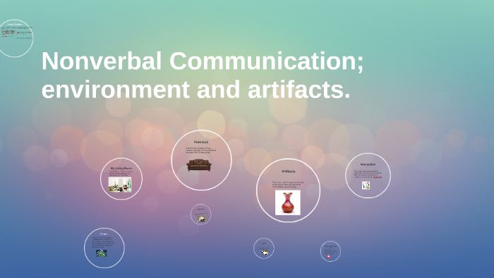 Nonverbal Communication; environment and artifacts. by Christian Correa ...