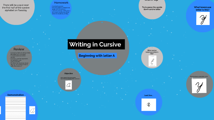 Writing in Cursive by alex rebmann on Prezi