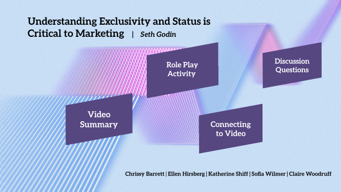 Understanding Exclusivity and Status Is Critical to Marketing by Ellen ...