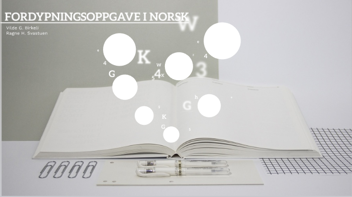 Fordypningsoppgave i norsk by Vilde Birkeli on Prezi