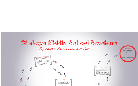 Chaboya Middle School Brochure by Sanika Sahasrabudhe on Prezi