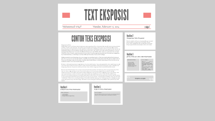 TEXT EKSPOSISI by Muhammad Ariq Faishal on Prezi