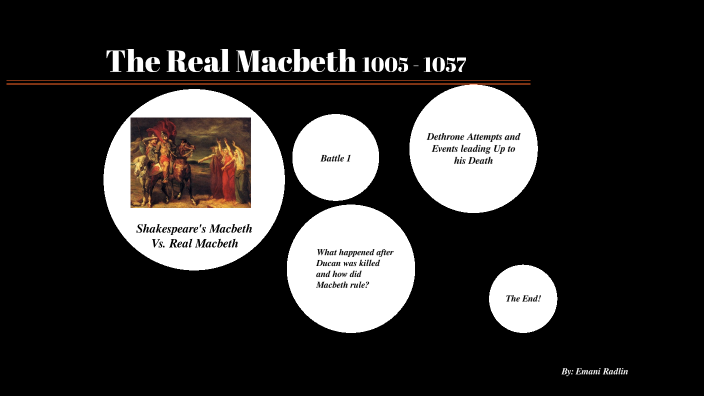 Shakespeare's Macbeth Vs. The Real Macbeth by Emani J Radlin on Prezi