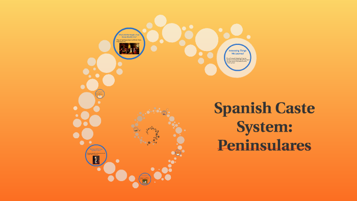 Spanish Caste System: Peninsulares by Gustavo Valencia on Prezi