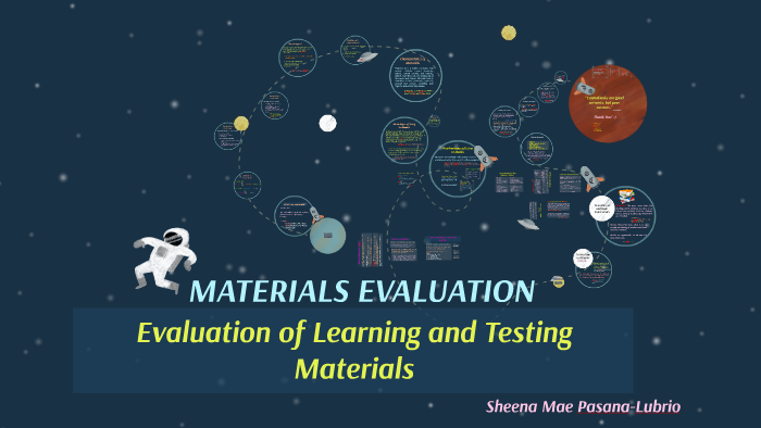 MATERIALS EVALUATION by Bottoms Up on Prezi