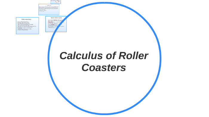 Calculus of Roller Coasters by Michael Cheng