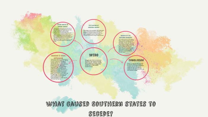 What Caused Southern states to secede by Charlise Weathington on Prezi