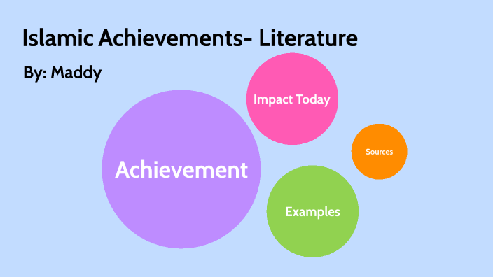 Islamic Achievements Literature by 26M Lapadula on Prezi