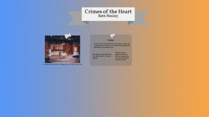 Crimes of the Heart by Sara Berlinger on Prezi