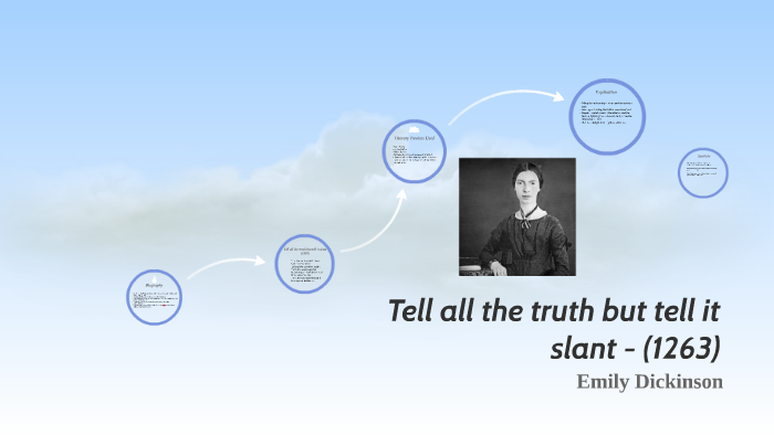Tell all the truth but tell it slant - (1263) by Andrew Parker on Prezi