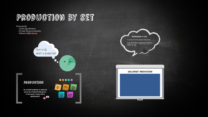 Production by set by Hunterkay on Prezi