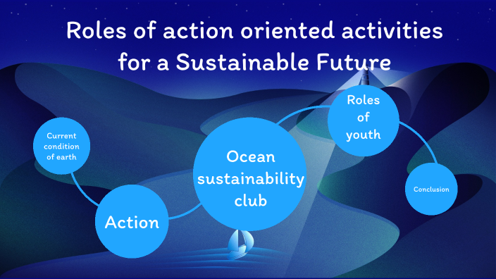 Roles of action oriented activities for a Sustainable Future by Capt ...