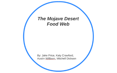 the mojave desert food web by Austin Willborn on Prezi