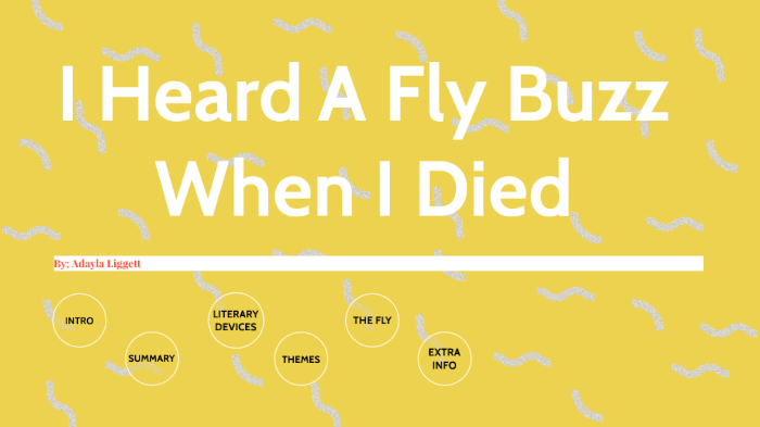 I Heard A FLy Buzz When I Died by Adayla Liggett on Prezi
