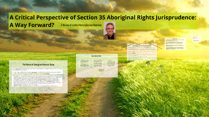 A Critical Perspective of Section 35 Aboriginal Rights Juris by Larry ...