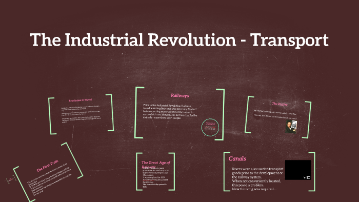 The Industrial Revolution - Transport by Wendy Phillips on Prezi
