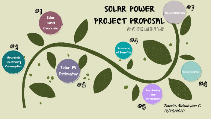 SOLAR POWER PROJECT PROPOSAL by jane pasquito on Prezi