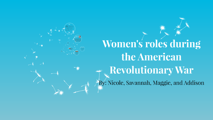Women's roles during the American Revolutionary War by Nicole Tansey on ...