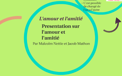 L'amour et l'amitié by jacob mathon on Prezi