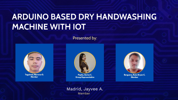 Arduino based dry handwashing machine with IoT by Marence Taguinod on Prezi