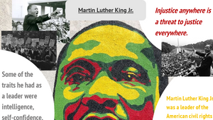 Martin Luther King Jr. collage by Jada Duong on Prezi Design