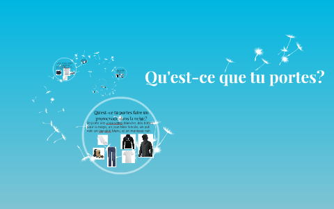 Qu'est-ce que tu portes? by Bre Alford