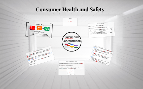 Consumer Health and Safety - Colour and Concentration by Philippa May ...