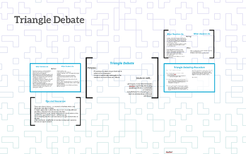 Triangle Debate by Steve Held on Prezi