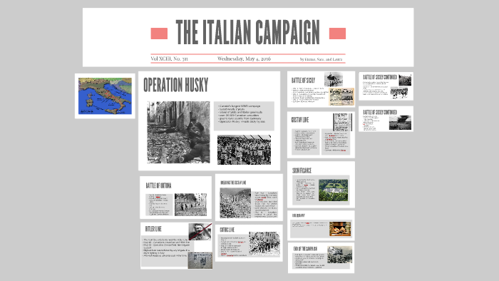 The Italian Campaign by Laura F on Prezi