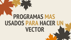 Programas mas usados para hacer un vector by Elena Arana on Prezi Design