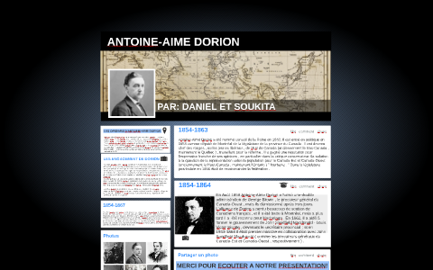 ANTOINE-AIME DORION by Daniel Park on Prezi