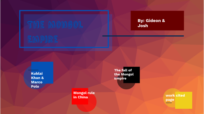 Mongol empire by Gideon Adams on Prezi