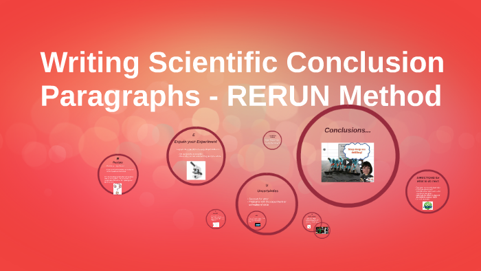 Writing Scientific Conclusion Paragraphs - RERUN by Stacy Griner on Prezi