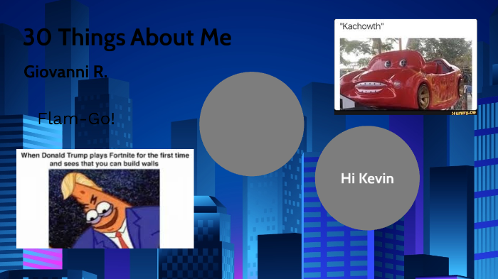 30 Things About Me by Giovanni Rico on Prezi