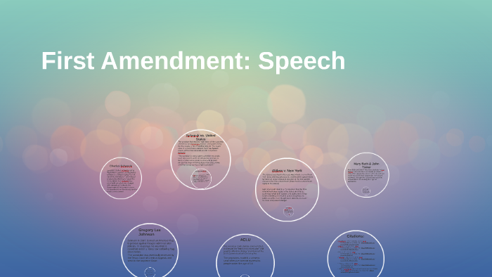 First Amendment: Speech by richie llanos on Prezi