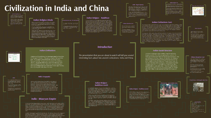 Civilization in India and China by Rafael Vidal on Prezi