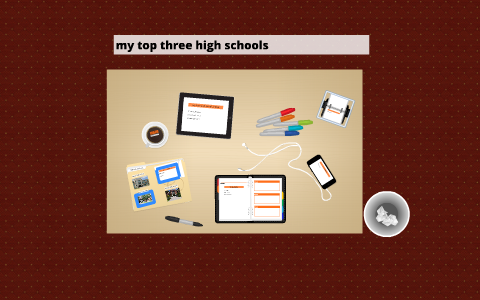 my top three high schools by keven menchu on Prezi