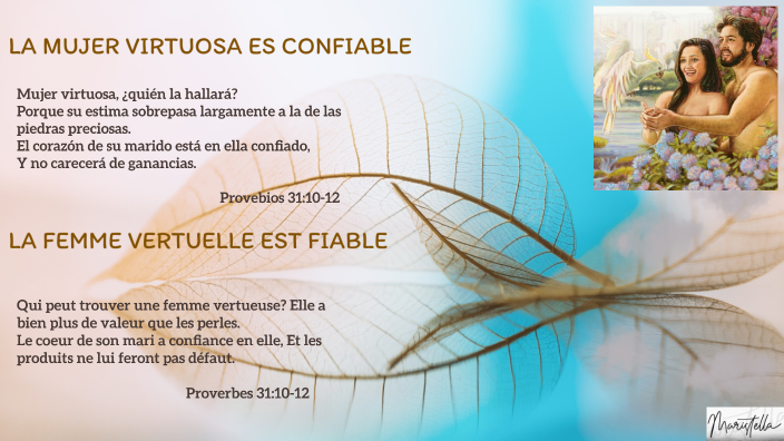 la mujer virtuosa es confiable by maristella castro on Prezi