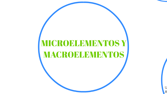 MICROELEMENTOS Y MACROELEMENTOS by laura araujo on Prezi