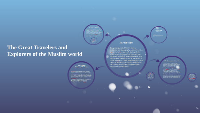 The Great Travelers and Explorers of the Muslim world by Sabina Anwar ...