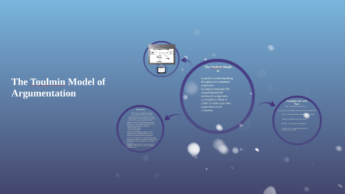 Toulmin Model of Argumentation by Damian Torres on Prezi