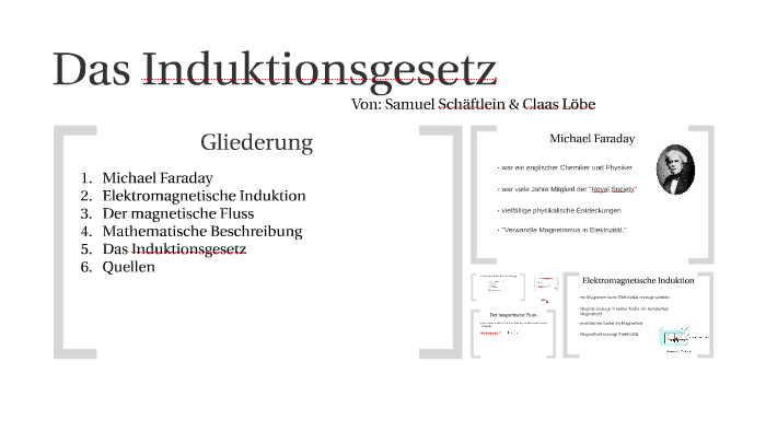 Induktionsgesetz by Claas Löbe on Prezi