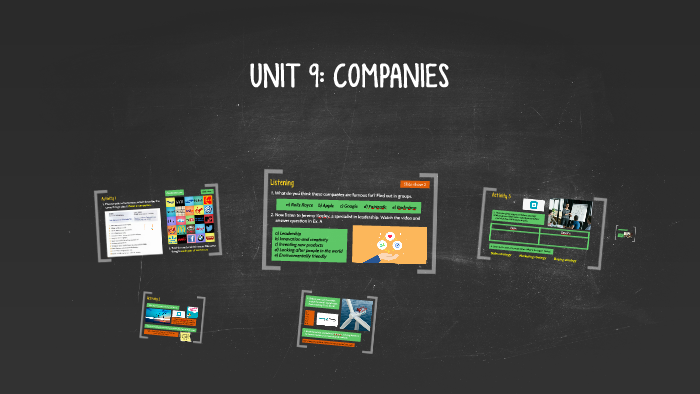 UNIT 9: COMPANIES by D. C. on Prezi