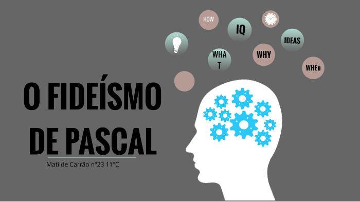 O fideísmo de pascal by matilde carrao on Prezi