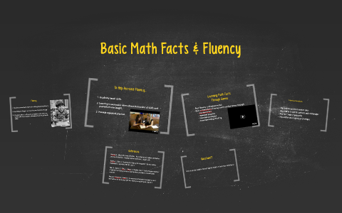 Basic Math Facts & Automaticity by Angela Couvreur on Prezi