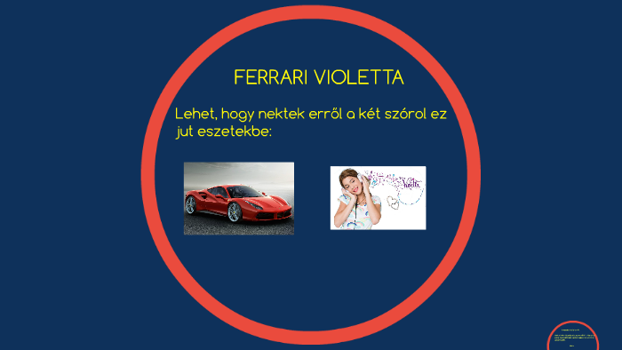 Ferrari Violetta by Zsófi Papp on Prezi