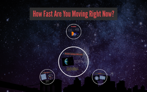 How Fast Are You Moving Right Now? by Tim Davidson on Prezi